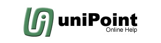 uniPoint Online Help